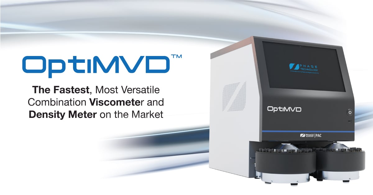 OptiMVD: The Fastest, Most Versatile Viscometer & Density Meter