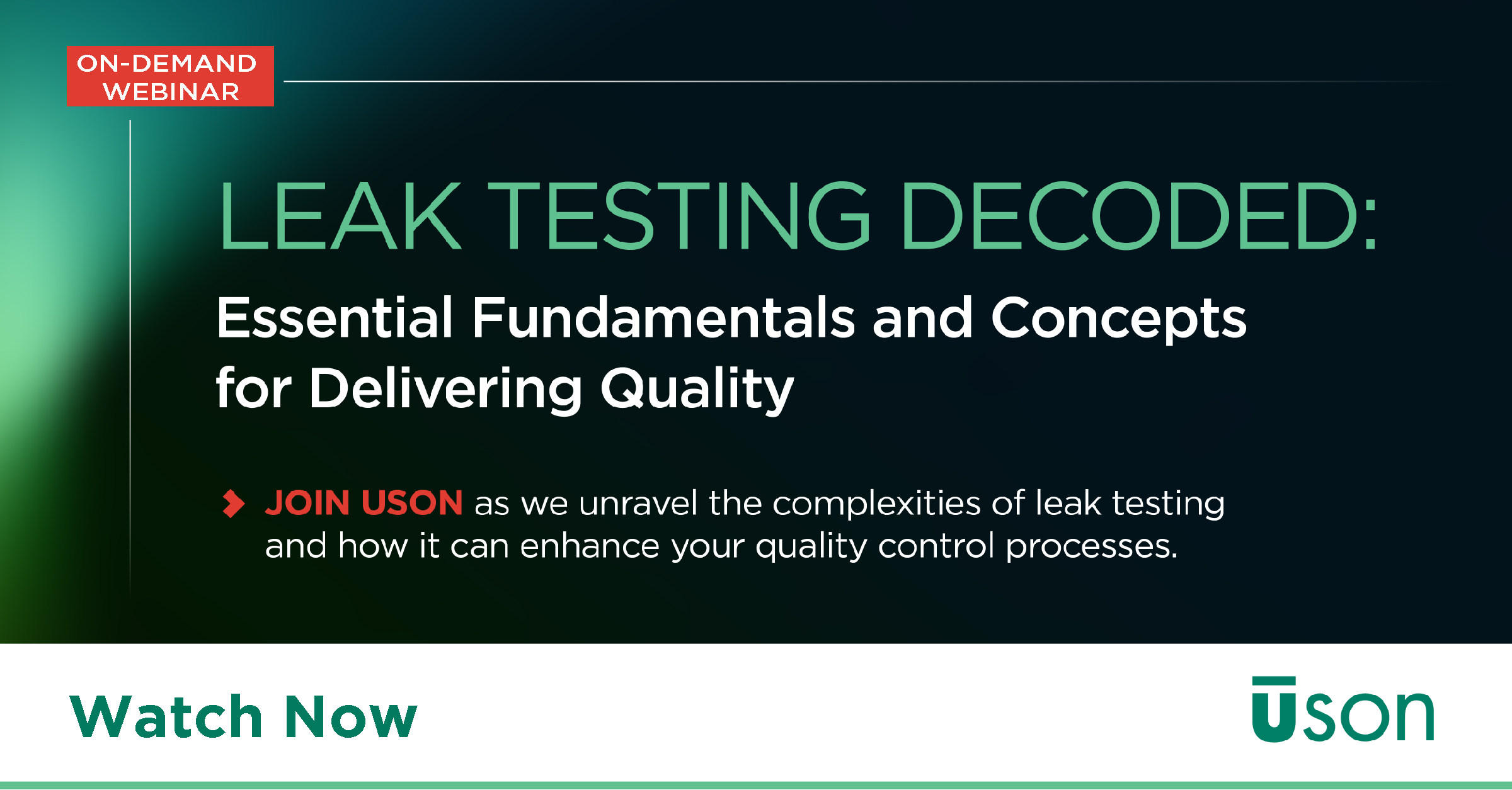 Watch Now | Leak Testing Decoded: Essential Fundamentals and Concepts